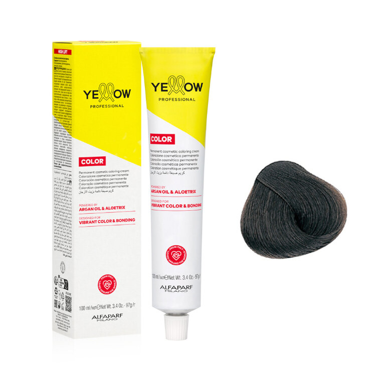 YELLOW PROFESSIONAL Ye Color Permanent Coloring Cream Краска Италия 100 мл