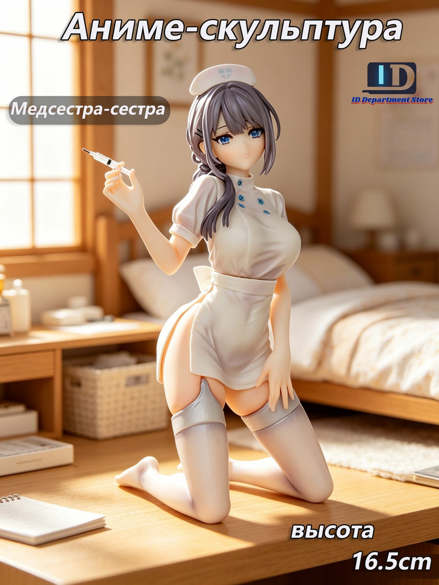 Маленькая скульптура, фигурка гуманоида из "Nier Automata" для демонстрации