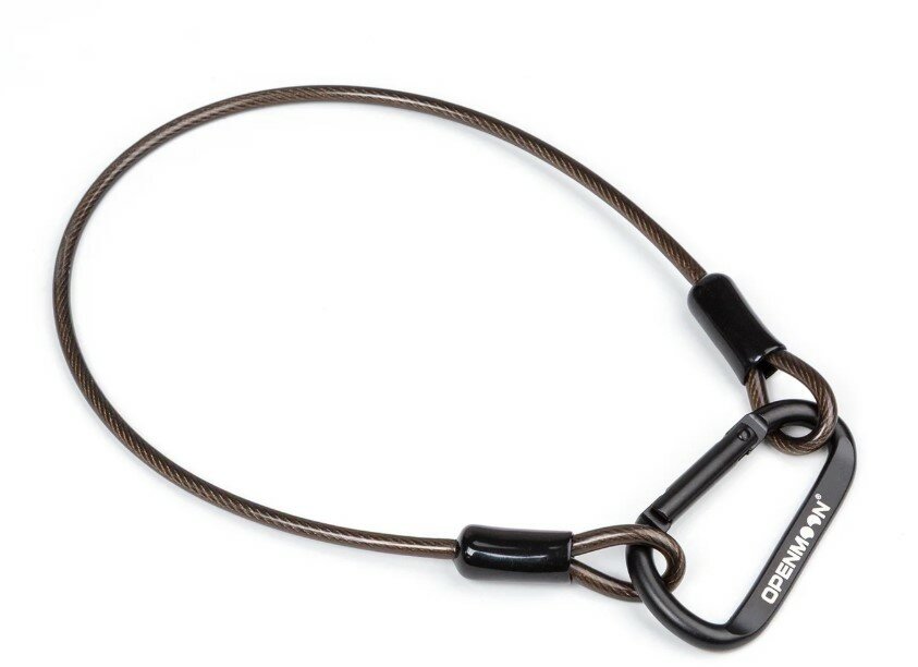 Трос OPENMOON Gaffer Tape Lanyard Stainless Steel (Черный OGS04)