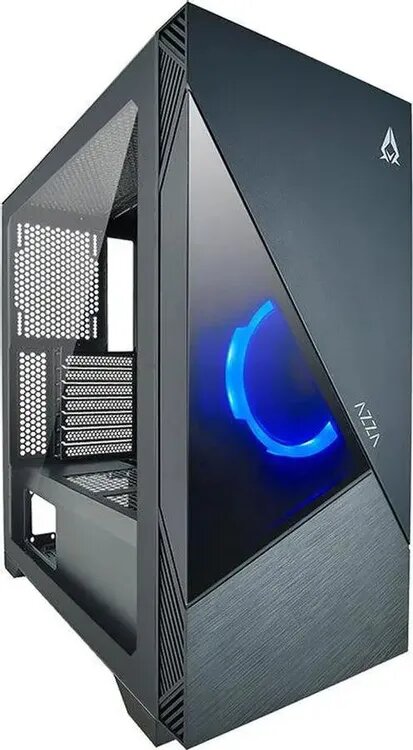 Корпус ATX AZZA Eclipse, Midi-Tower, без БП, черный [csaz-440 eclipse] — фото 1