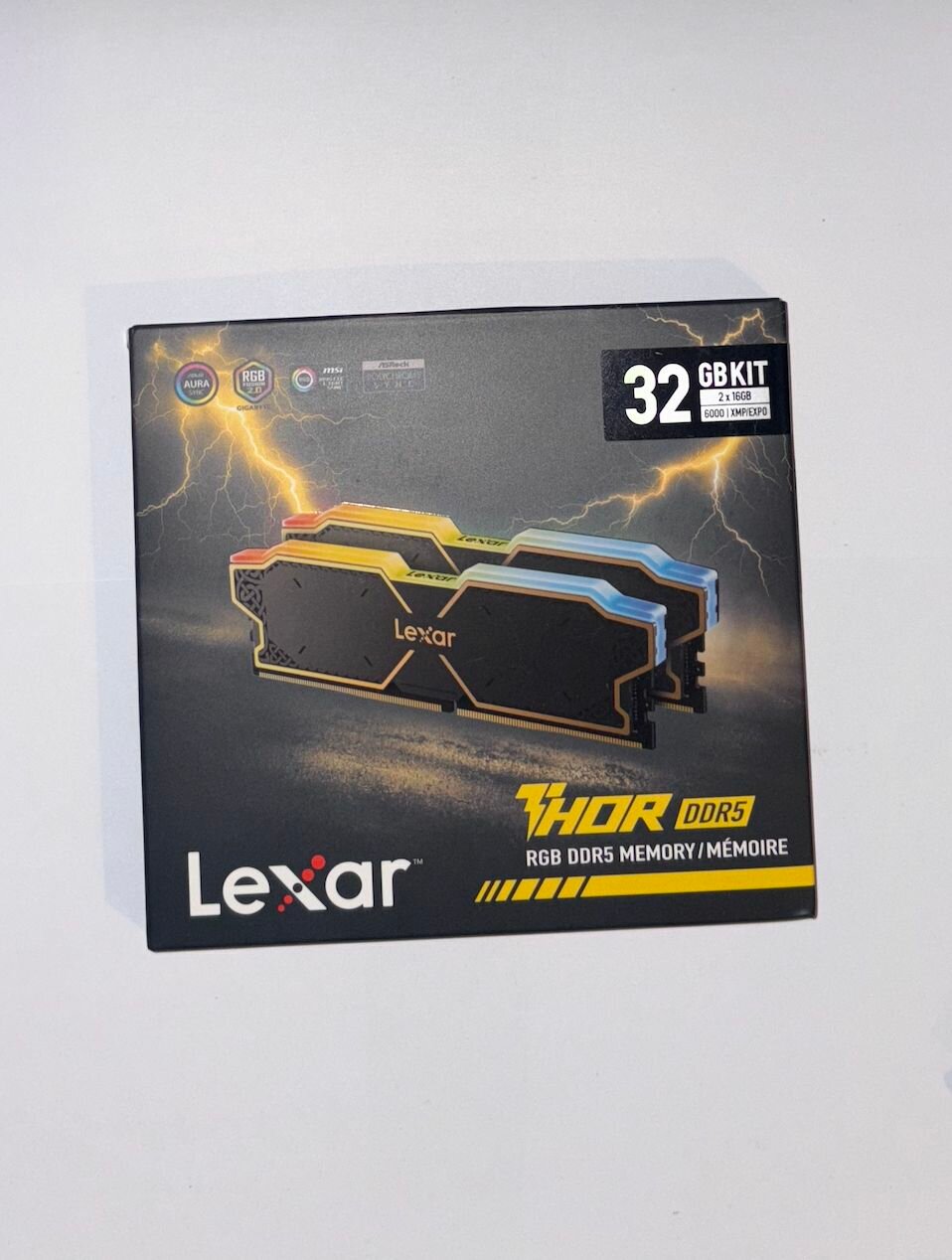 Lexar Thor 32Gb RGB 6000MT/s оперативная память 2x16 ГБ (LD5U16G60C38BG-RGD)