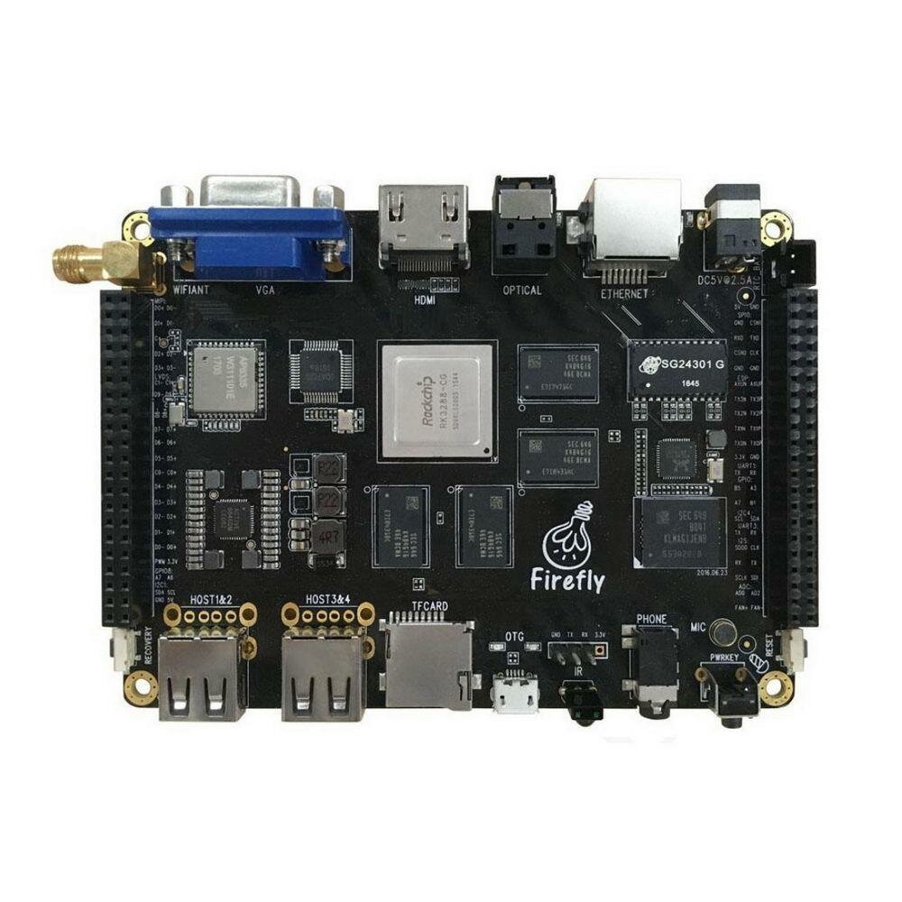 Одноплатный компьютер FireFly Firefly-RK3288 (Rockchip RK3288) 4GB/32GB eMMC HDMI Gigabit LAN SBC Retail