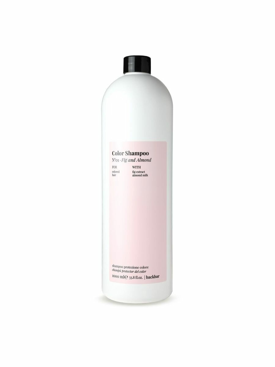 FARMAVITA BACKBAR COLOR № 01 Шампунь для окрашенных волос с низким уровнем PH, 1000 мл