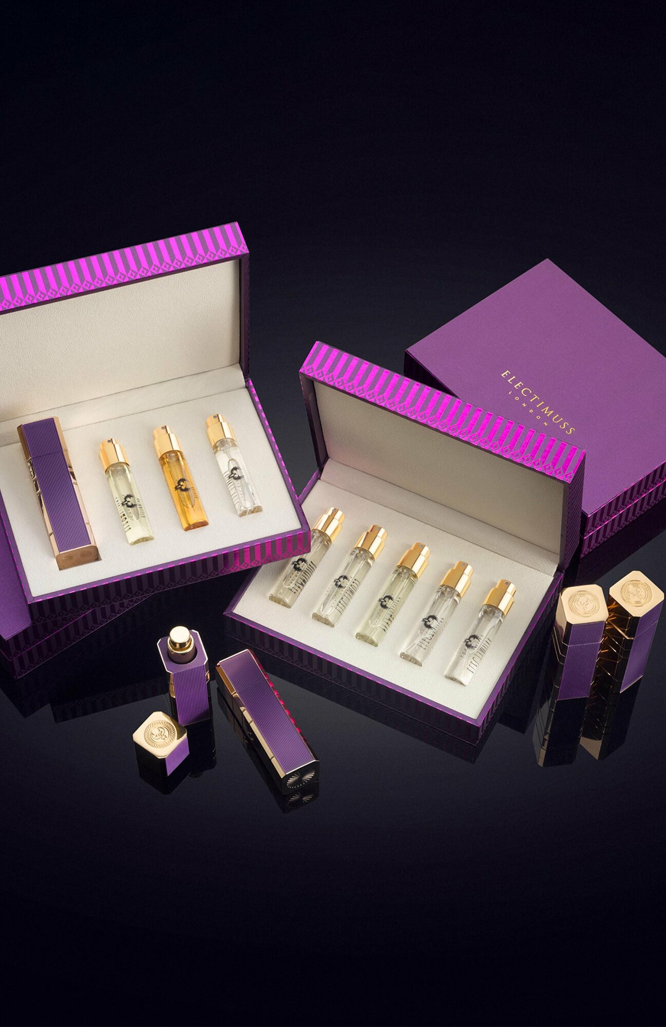 Парфюмерный набор с атомайзером Amber Aquilaria (3x10ml) Electimuss London