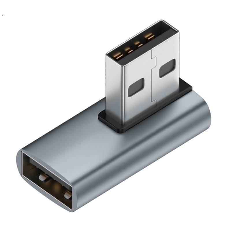 USB 3.0 переходник «мама-папа» под прямым углом, Средняя обратная сторона
