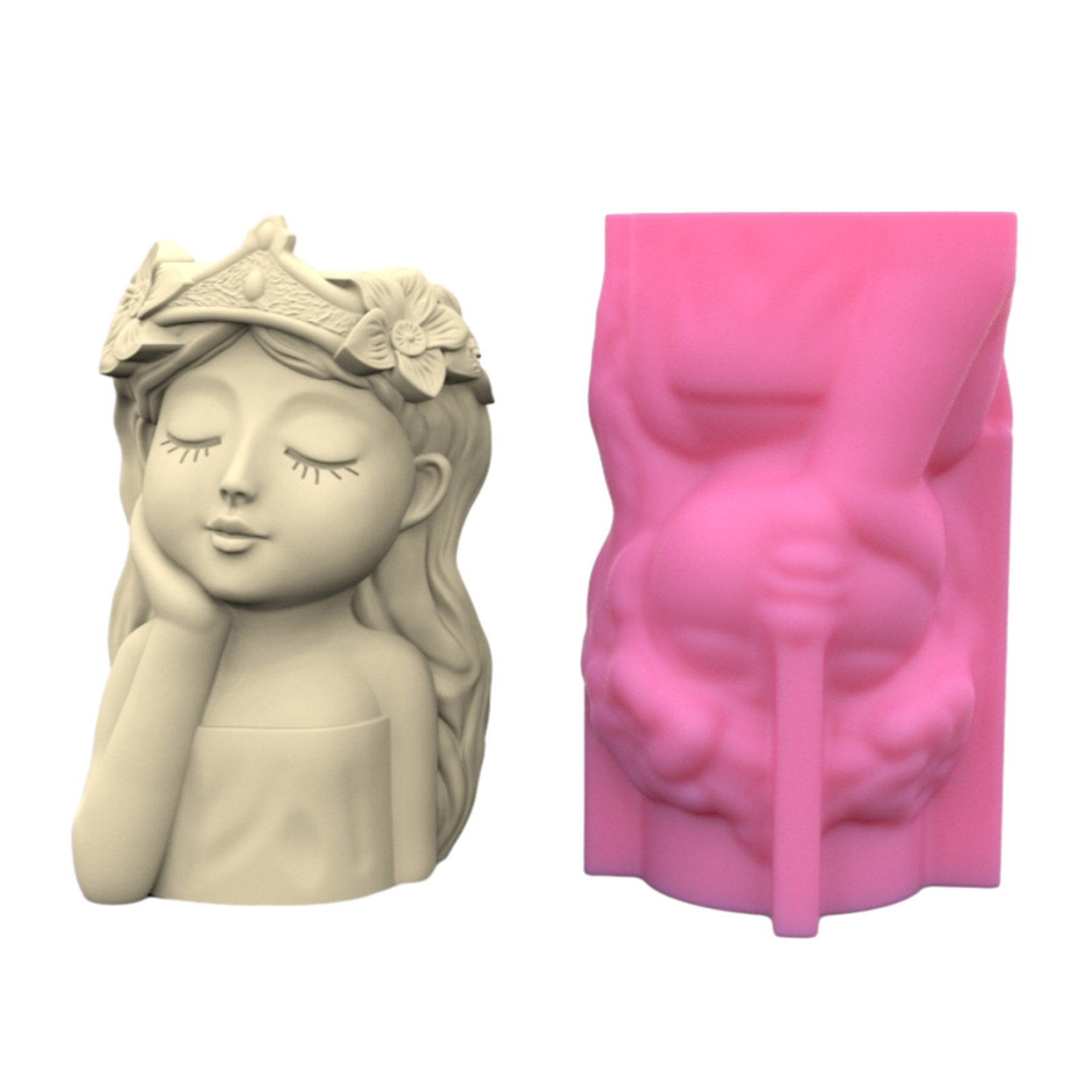 Силиконовые формы Crown Girls для подставок под ручки,