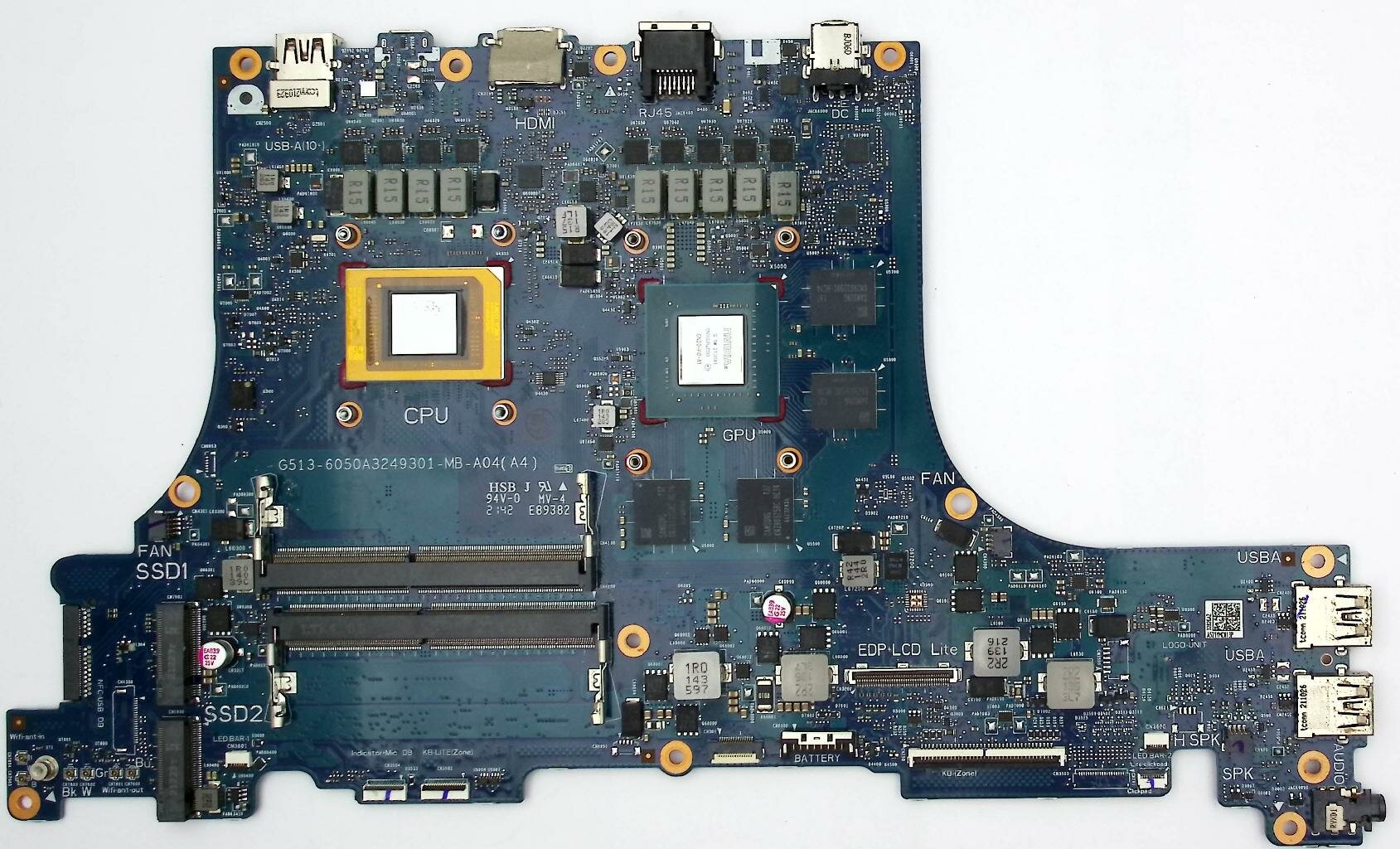 Материнская плата ASUS G513QC R7-5800H, RTX 3050 (41093)