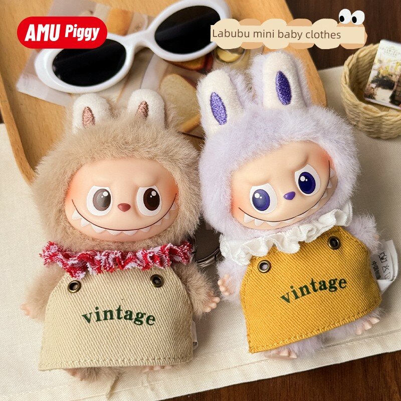 Одежда для куклы Bubble Mart Labubu четвертого поколения Heart Code, серия Mini Labubu 4.0, новый наряд повара. [Одежда