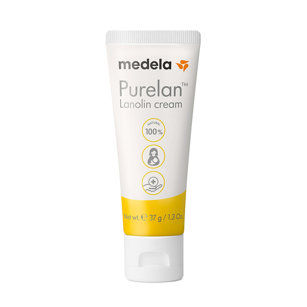 Medela Purelan 37 г натуральный ланолиновый крем для гигиенического ухода за сосками кормящих матерей и от трещин на сухой коже