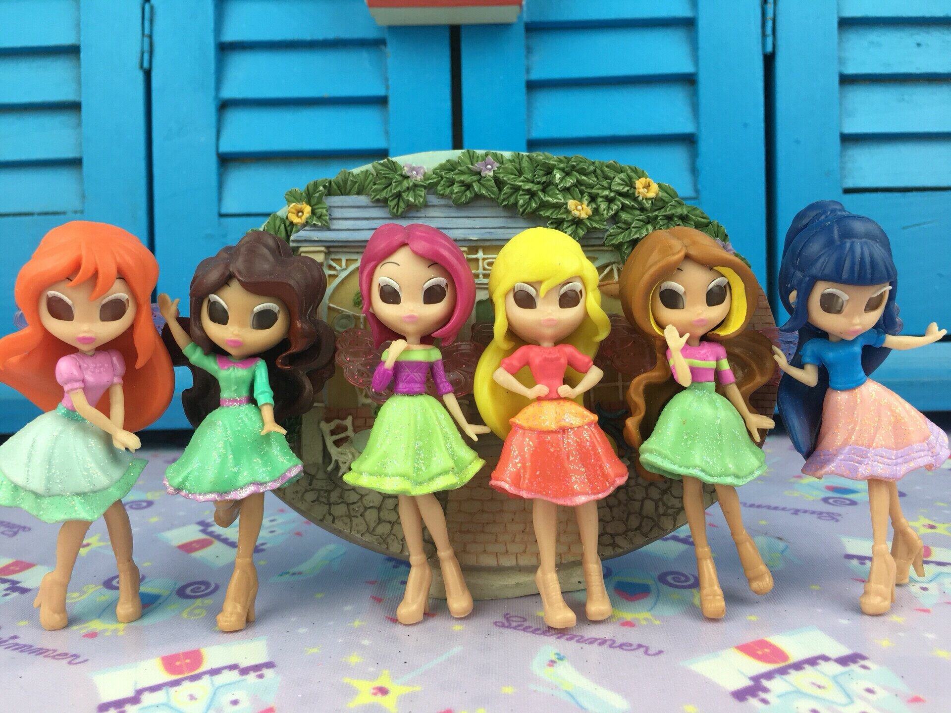 Набор фигурок Winx Club из Kinder Surprise, 6 персонажей, коллекция