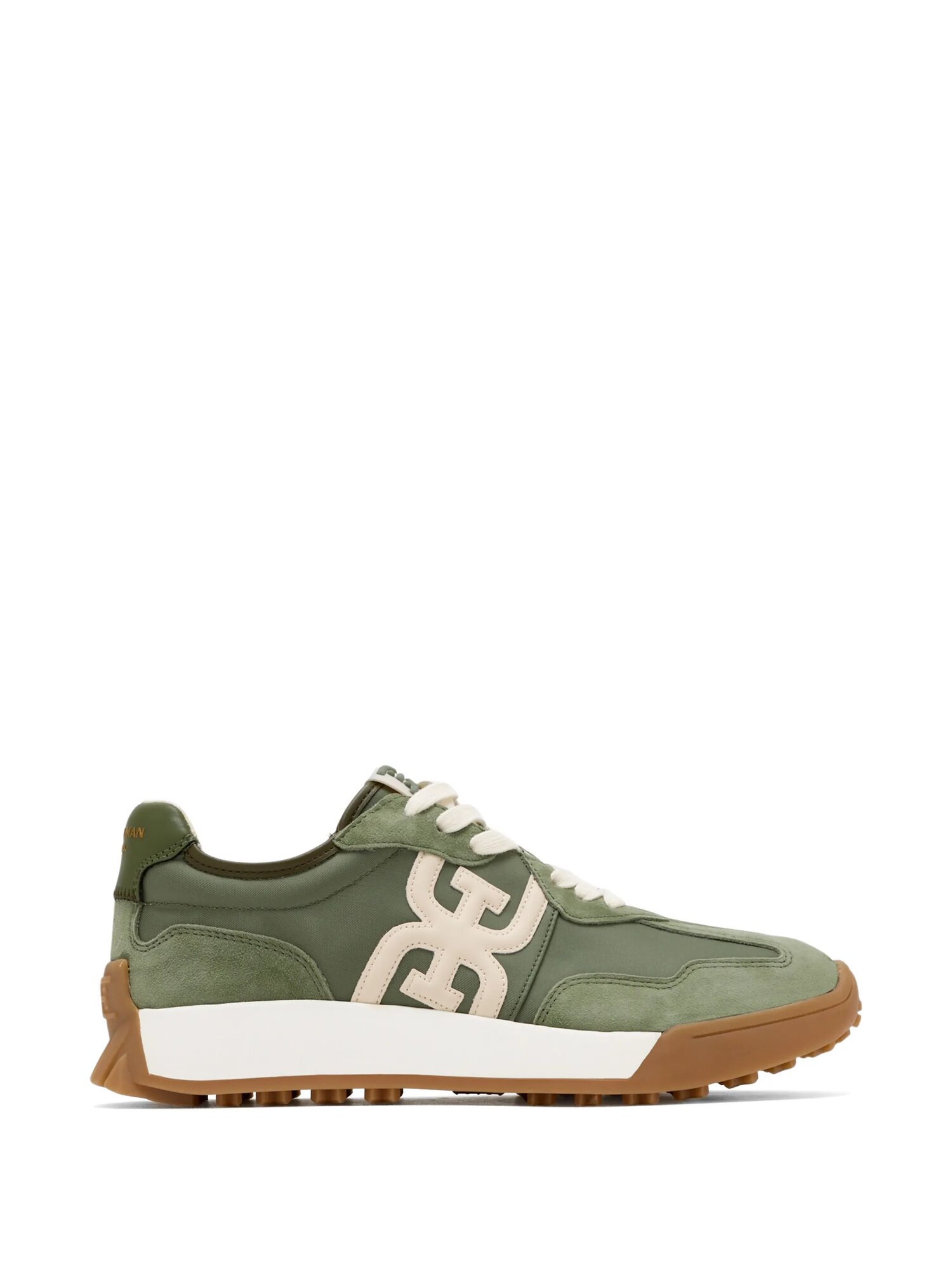 Кроссовки Logo-patch panelled sneakers