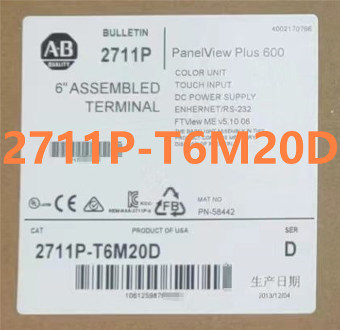 Модуль Allen-Bradley 2711P-T6M20D