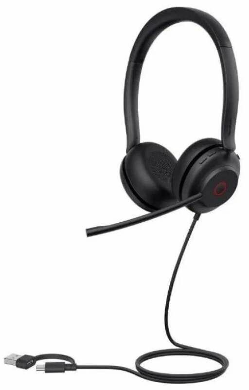 Гарнитура проводная Yealink UH35 Dual UC USB-C/A