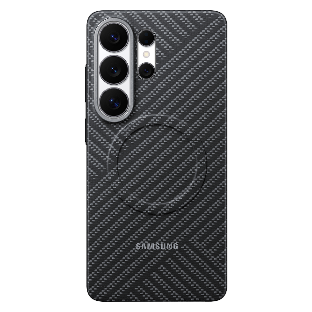 Чехол-накладка Samsung Carbon Magnet Case S26Ultra EF-KS948SSEGRU серый
