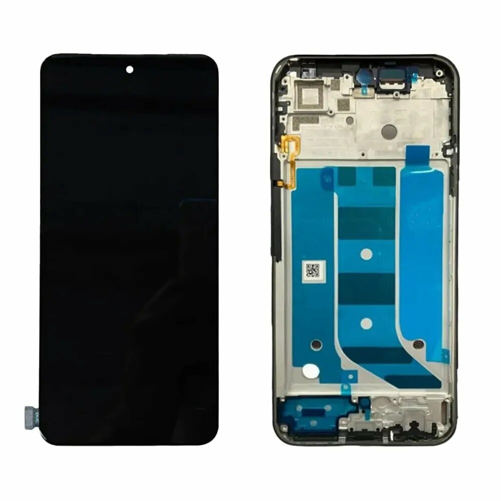 (TFT) Дисплей(экран) для Tecno Spark 40 Pro (текно спарк 40 про) в сборе с тачскрином рамкой , KM6