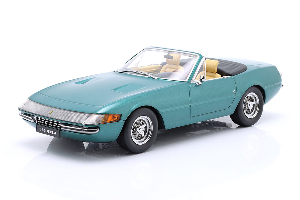 Модель коллекционная KK-SCALE Ferrari 365 GTS/4 1 series 1969 green metallic