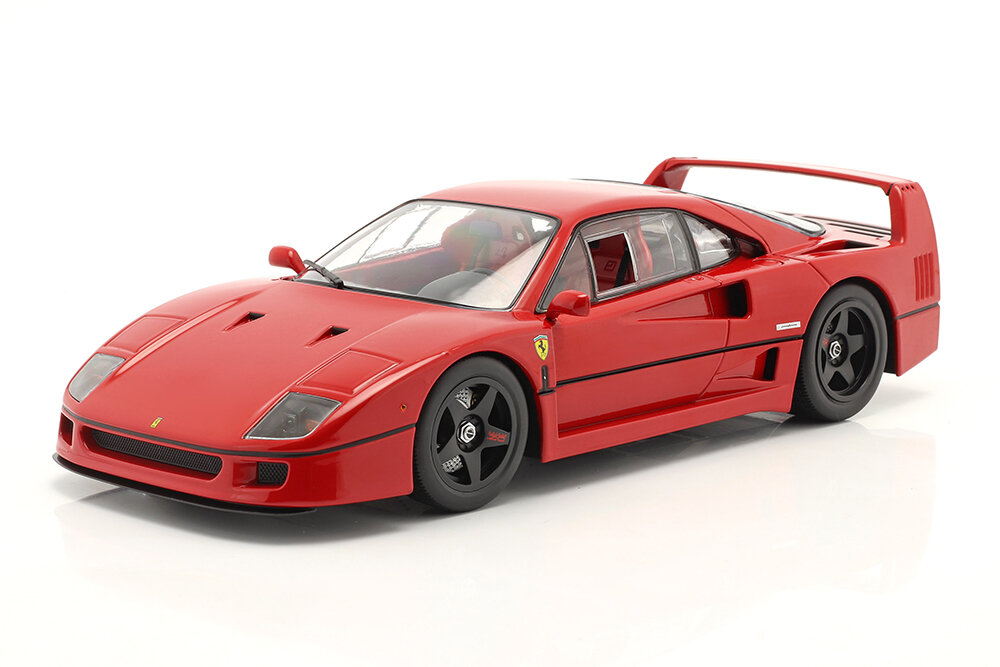 Модель коллекционная KK-SCALE Ferrari F40 lightweight 1990 red