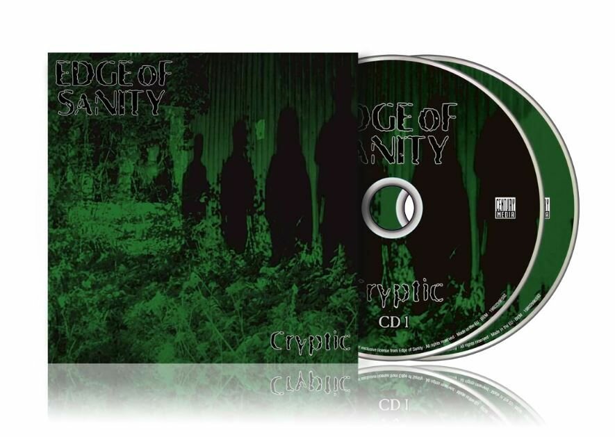 Фирменное издание EDGE OF SANITY - Cryptic - Deluxe 2-CD