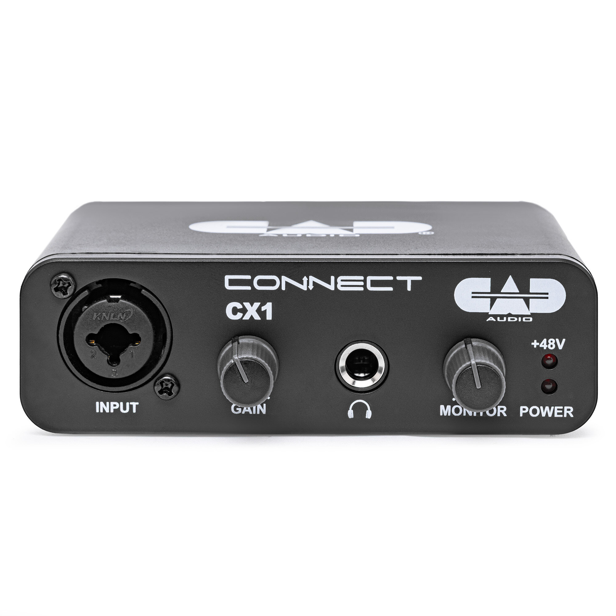 Одноканальный USB аудио интерфейс CAD CX1 black, фантомное питание