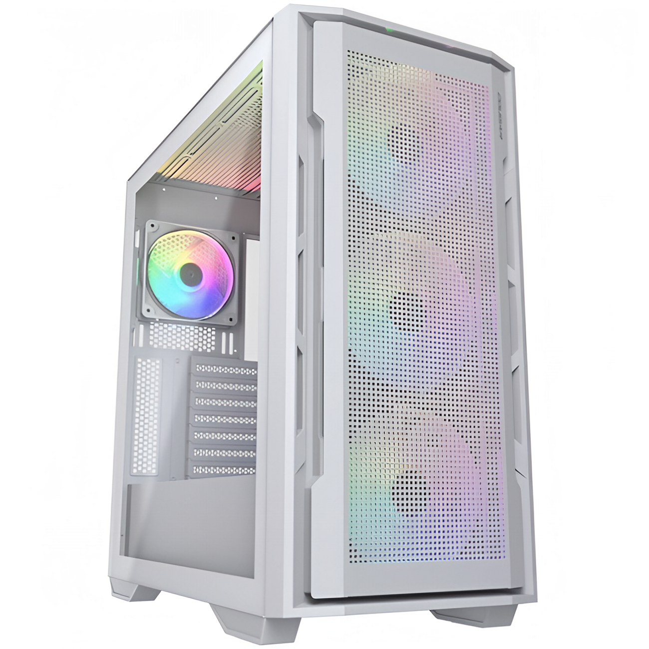 Корпус Midi-Tower Cougar Uniface X RGB V2 White, белый (CGR-5C78W-X-RGB-V2)