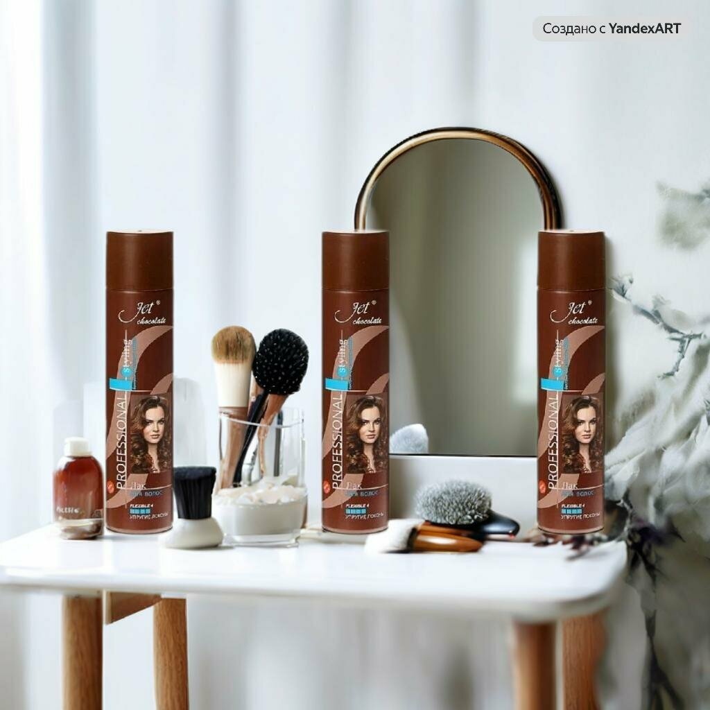 Jet Лак для волос chocolate Flexible ультра 415см3, 3 шт