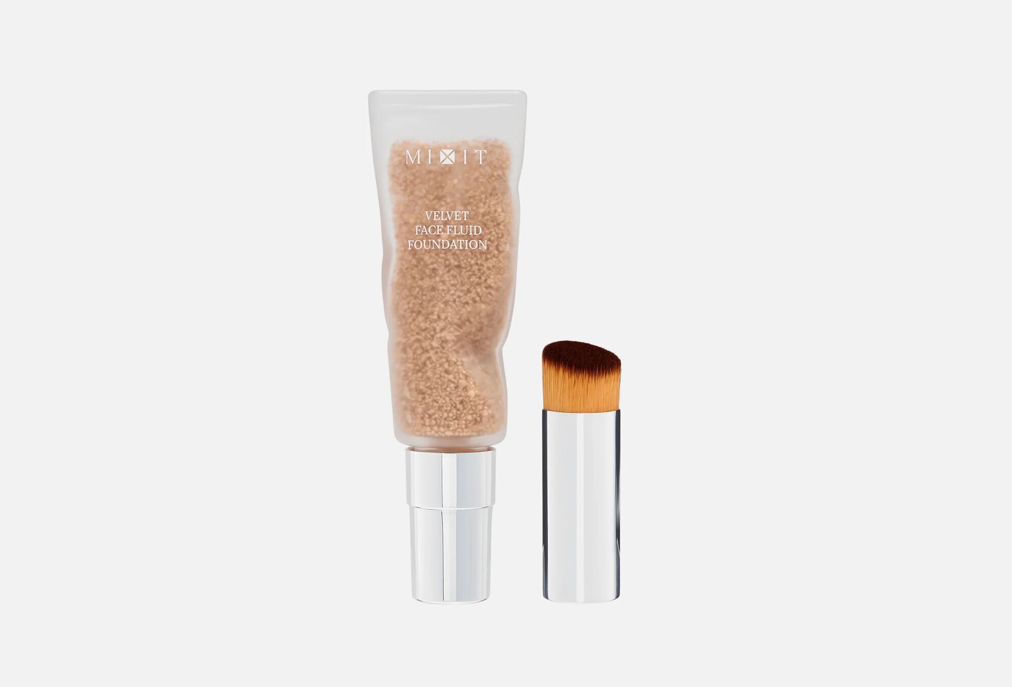 Тонирующий флюид MIXIT Velvet, тон 01 Natural, невесомый, для лица
