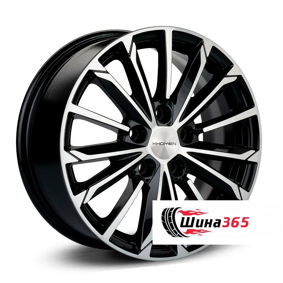 Литой колесный диск KHOMEN WHEELS 1611 R16 / 6.5J PCD 5x112 ЕТ 41 ЦО 57.1