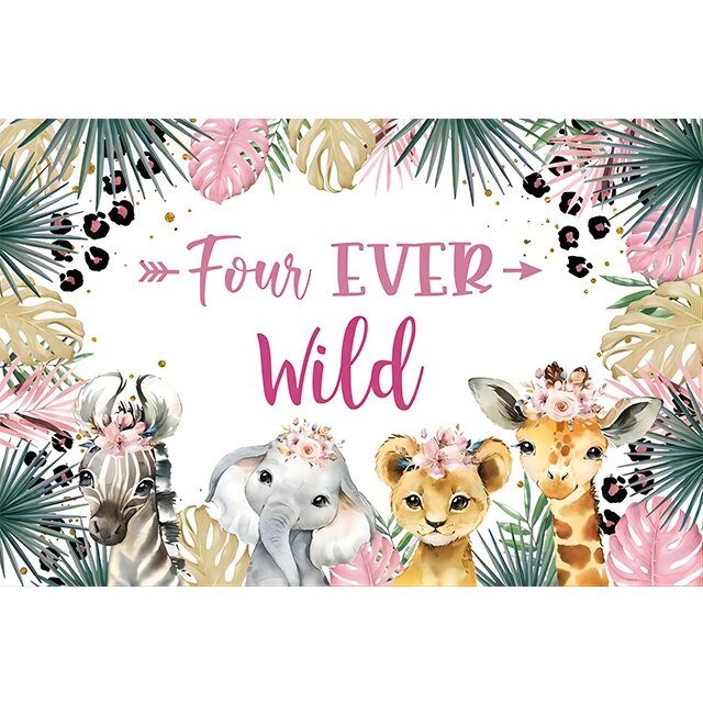 Фотофон "Four Ever Wild" 200x150 см, KT-1706