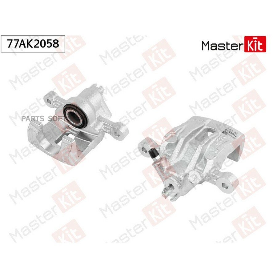 MASTERKIT 77AK2058 Суппорт тормозной зад. прав. Kia Rio II(JB) 05-, Hyundai Accent III(MC) 05-10