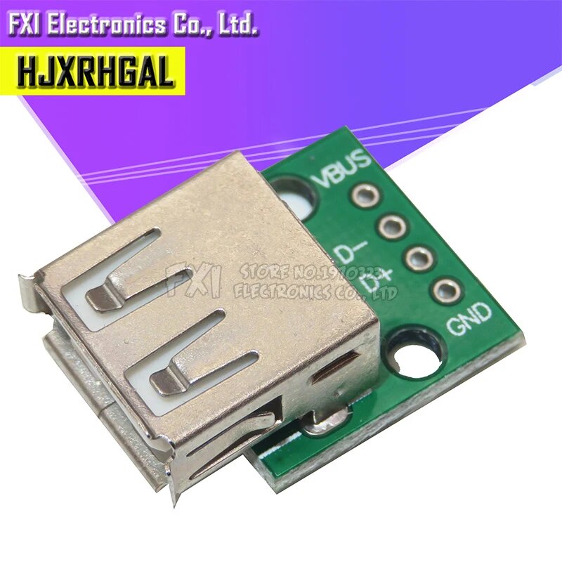 USB адаптер MINI MICRO USB к DIP 2,54 мм 5-контактный гнездовой разъем типа B USB2.0 USB 2.0 to DIP