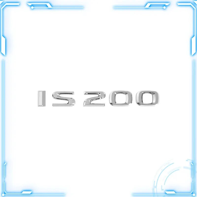 Авто задний багажник, эмблема, металлическая наклейка для IS350 IS300 IS250 IS200, 3D 2