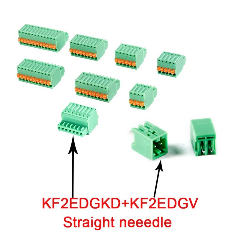 Разъемы KF2EDGKD+KF2EDGR, 8P, Right Angle, 10Set — фото 1