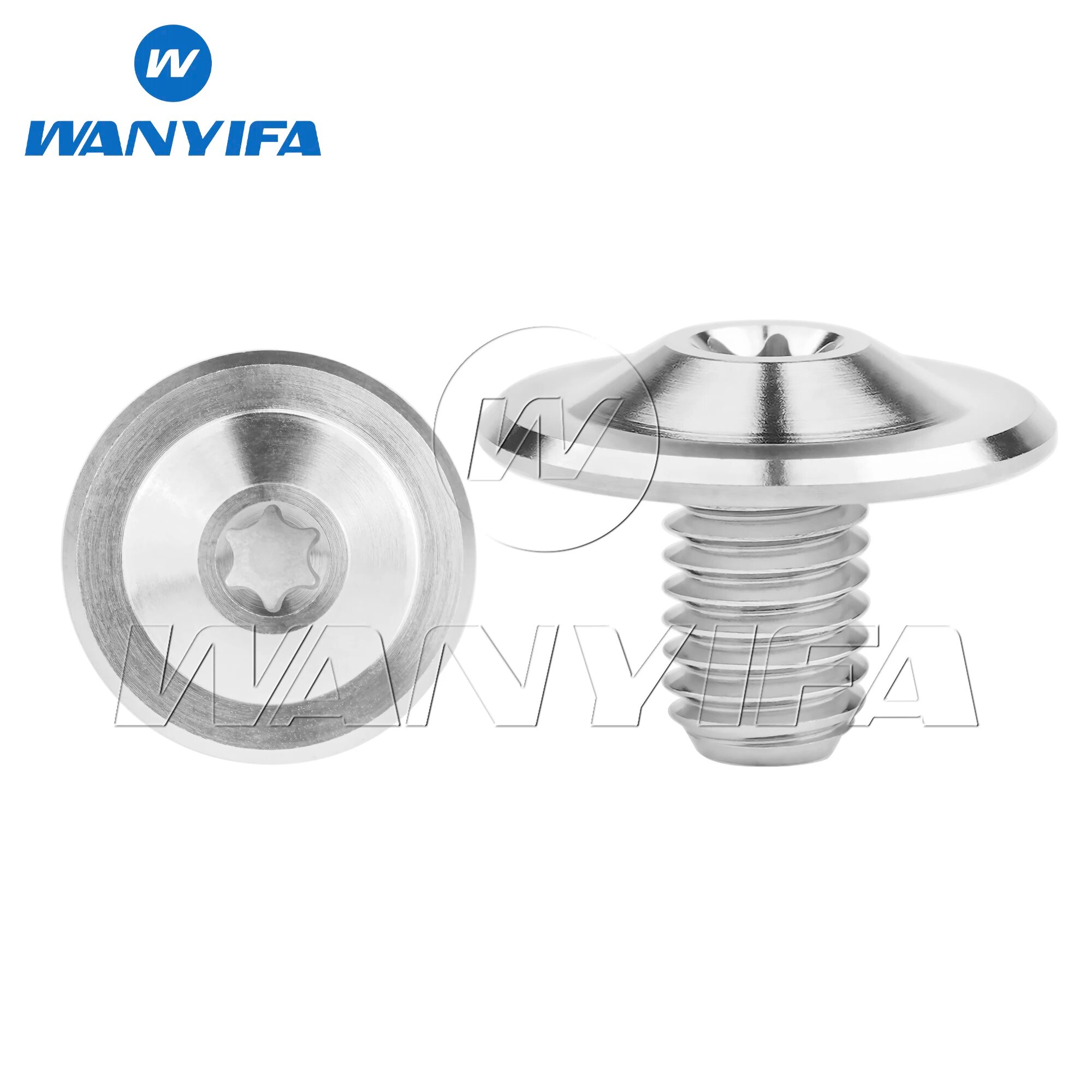 Wanyifa титановый болт M8x12 мм с дискообразным фланцем Torx T30