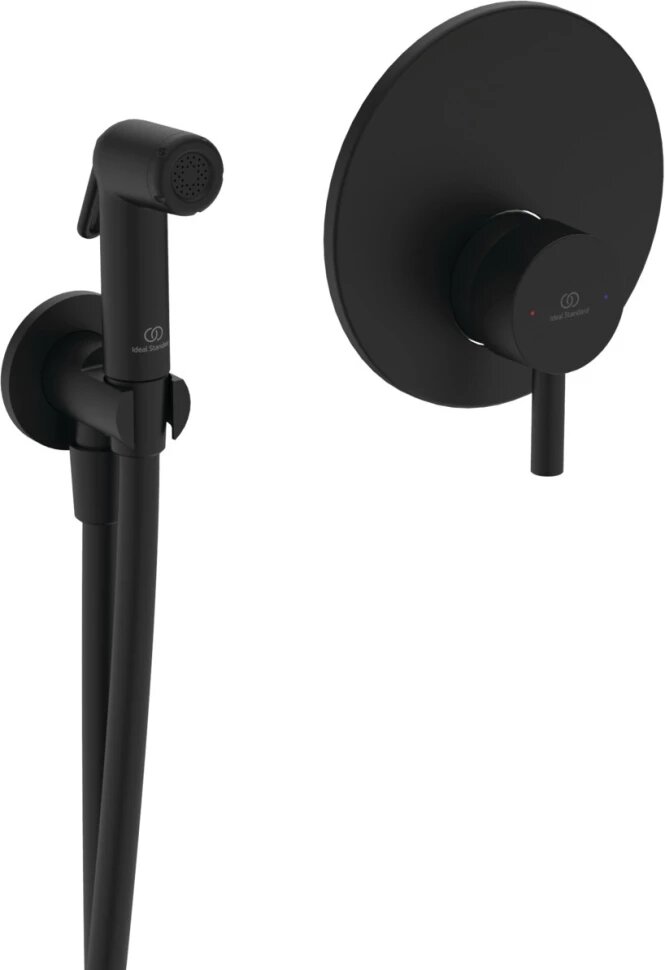 Гигиенический душ Ideal Standard IdealSpray BD651XG со смесителем, черный матовый