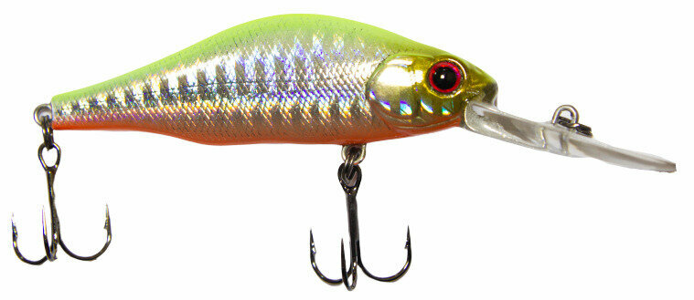 Воблер RUBICON Deep Ghost F, 70mm, 9.6gr, depth 0,1-2,5m, 558L5