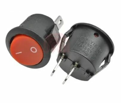 Выключатель (переключатель) 6A 250V 2 контакта (2 положения)