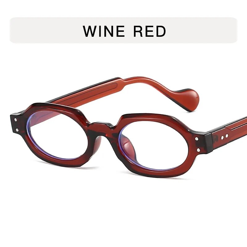 Оправа для очков овальная Wine Red