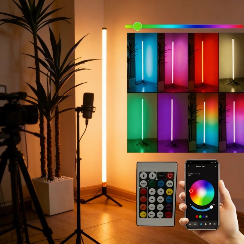 Напольная RGB LED лампа GCTECHING для комнаты