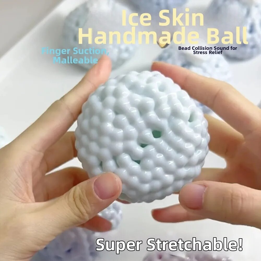Антистресс-мяч Ice Skin Green 6 см