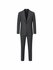 Комбинезон FRANZESE Pinstripe single-breasted suit, размер 46, серый