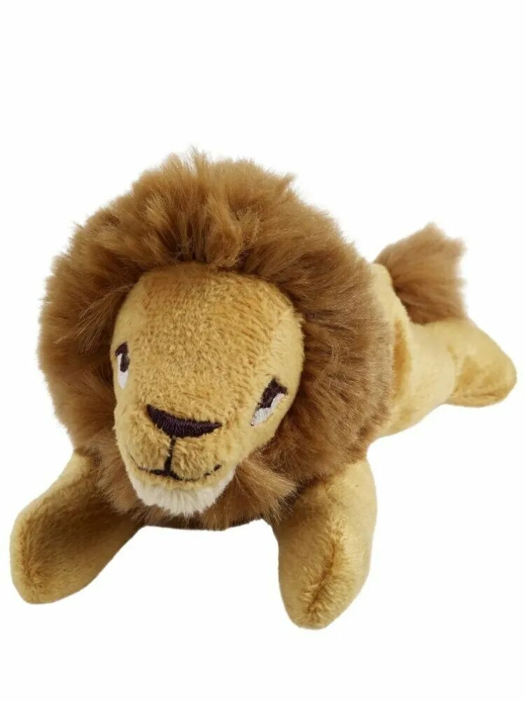 IKEA DJUNGELSKOG мягкая игрушка, желто-коричневая мини лев, 13 см, 1 шт