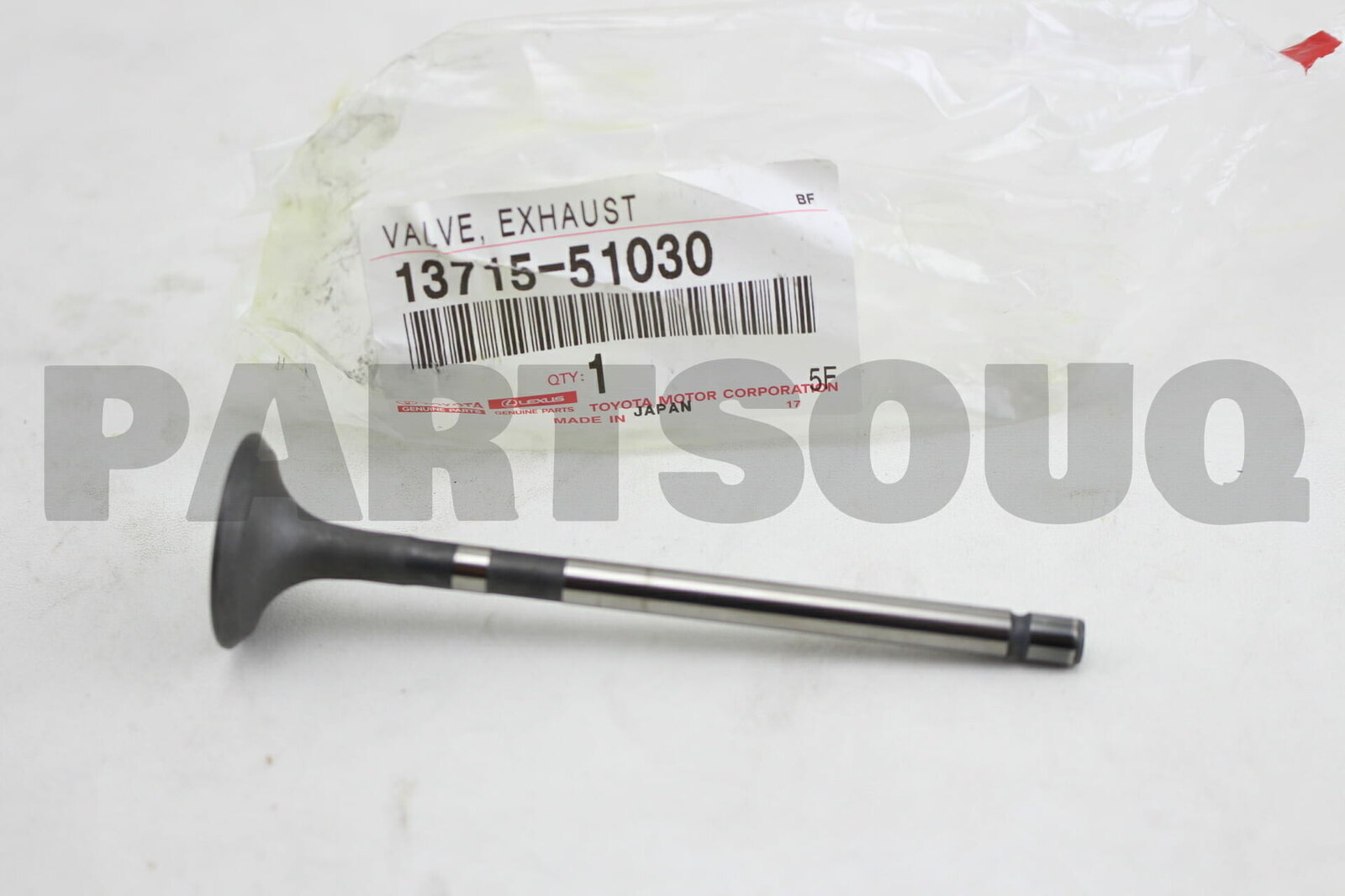 Клапан выпускной 1371551030TE 1VD-FT LAND CRUISER
