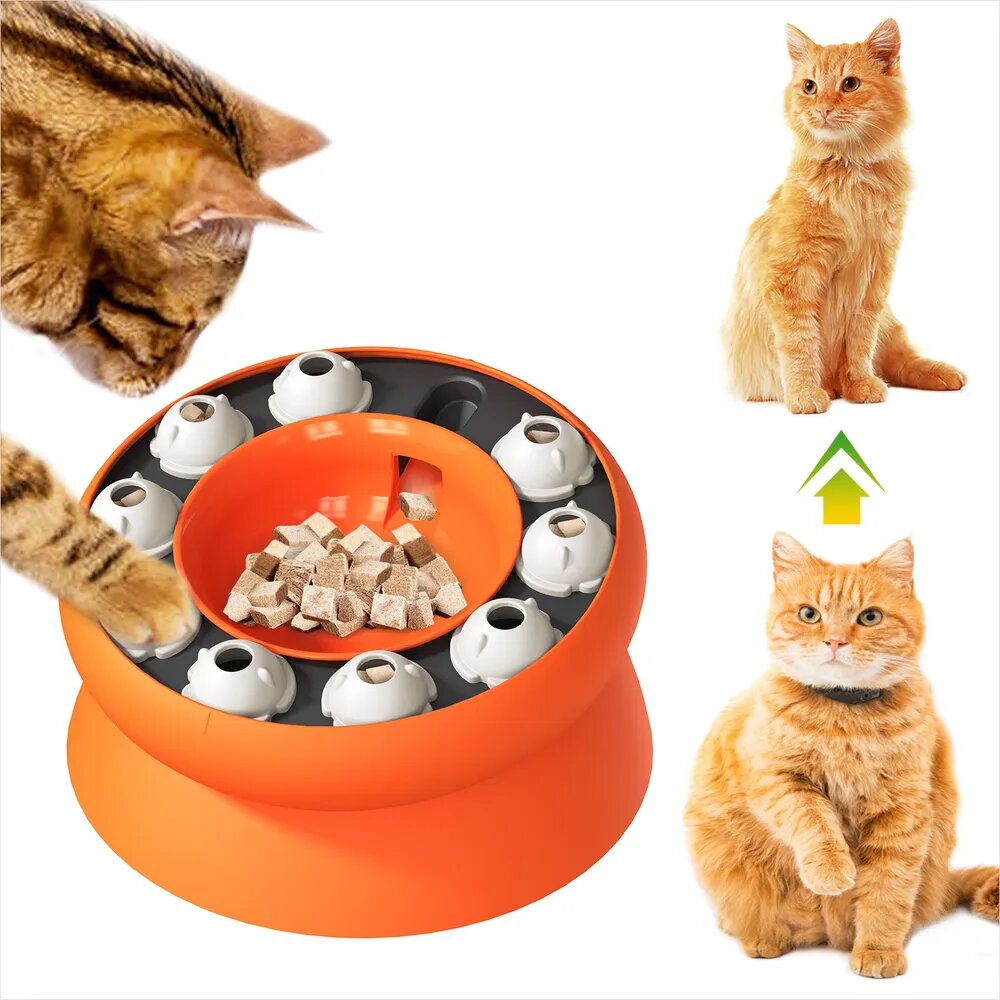 Миски для кошек для снижения веса, столовые приборы для кошек,