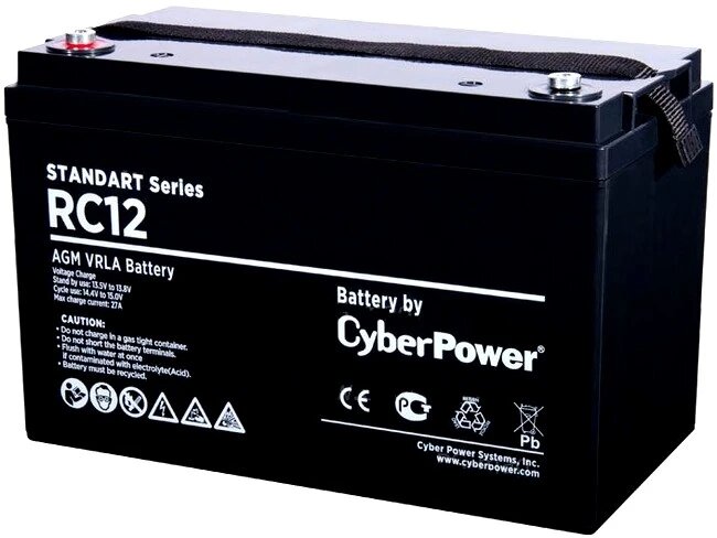 Аккумуляторная батарея CyberPower RC 12-135 черный, (12 В 135 Ач, напряжение 12В)