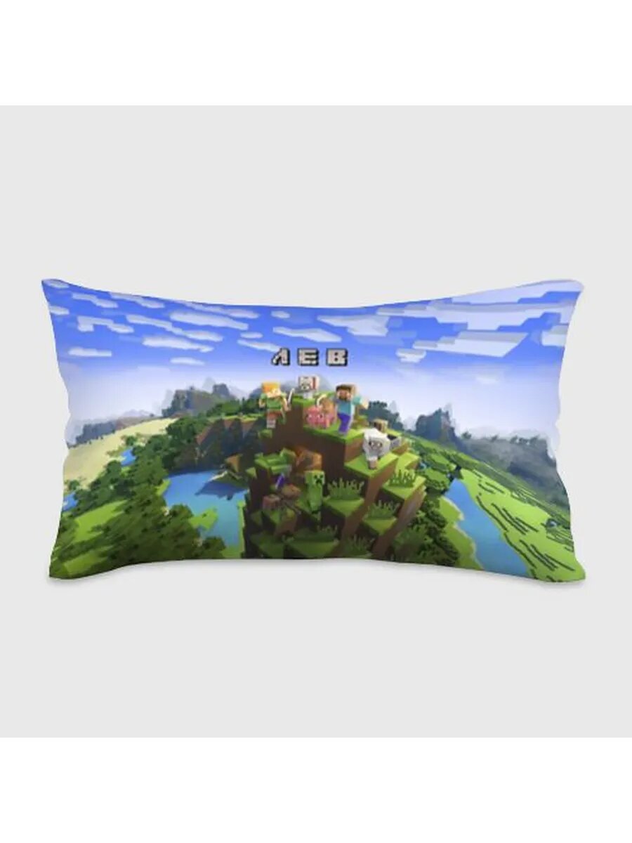 Лев - Minecraft Подушка