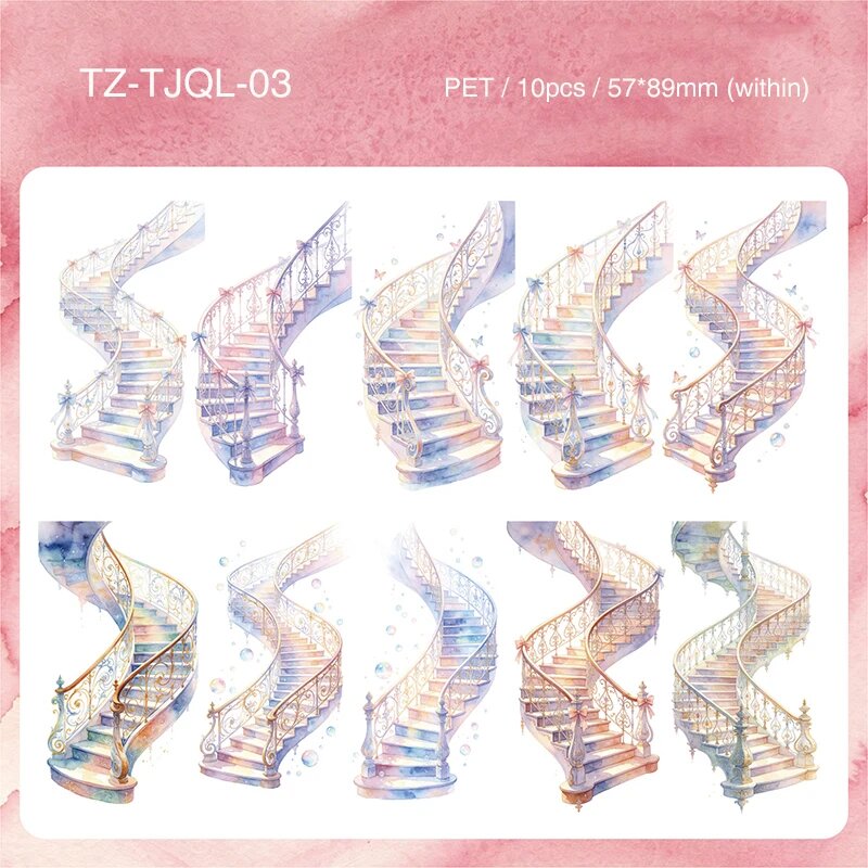 Набор наклеек JIANWU Ladderland Wonder Series TZ-TJQL-03