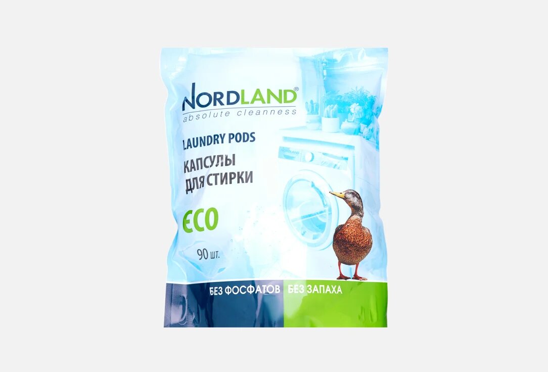 NORDLAND eco Без запаха Капсулы для стирки 90 шт