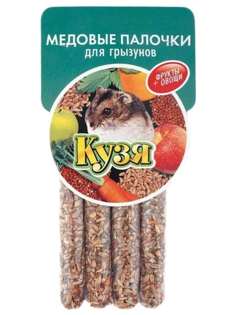 Медовые палочки для грызунов Фрукты+Овощи 4шт