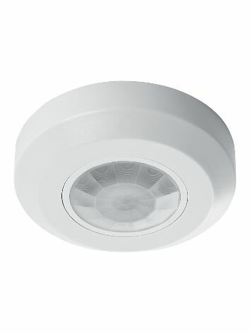 Датчик движения SEN17 , 400W 8m 120(гориз.) 360(верт.) белый, с регулировкой освещенности и времени задержки, FERON 41579
