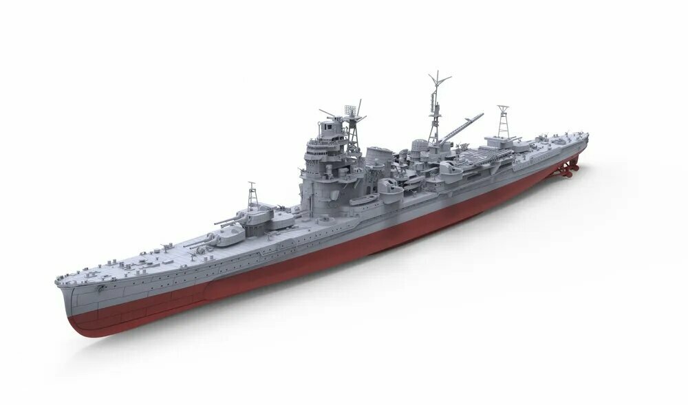 Военная модель, масштаб 1:700 японский тяжёлый крейсер Хагуро (тип Мёко, полный корпус)